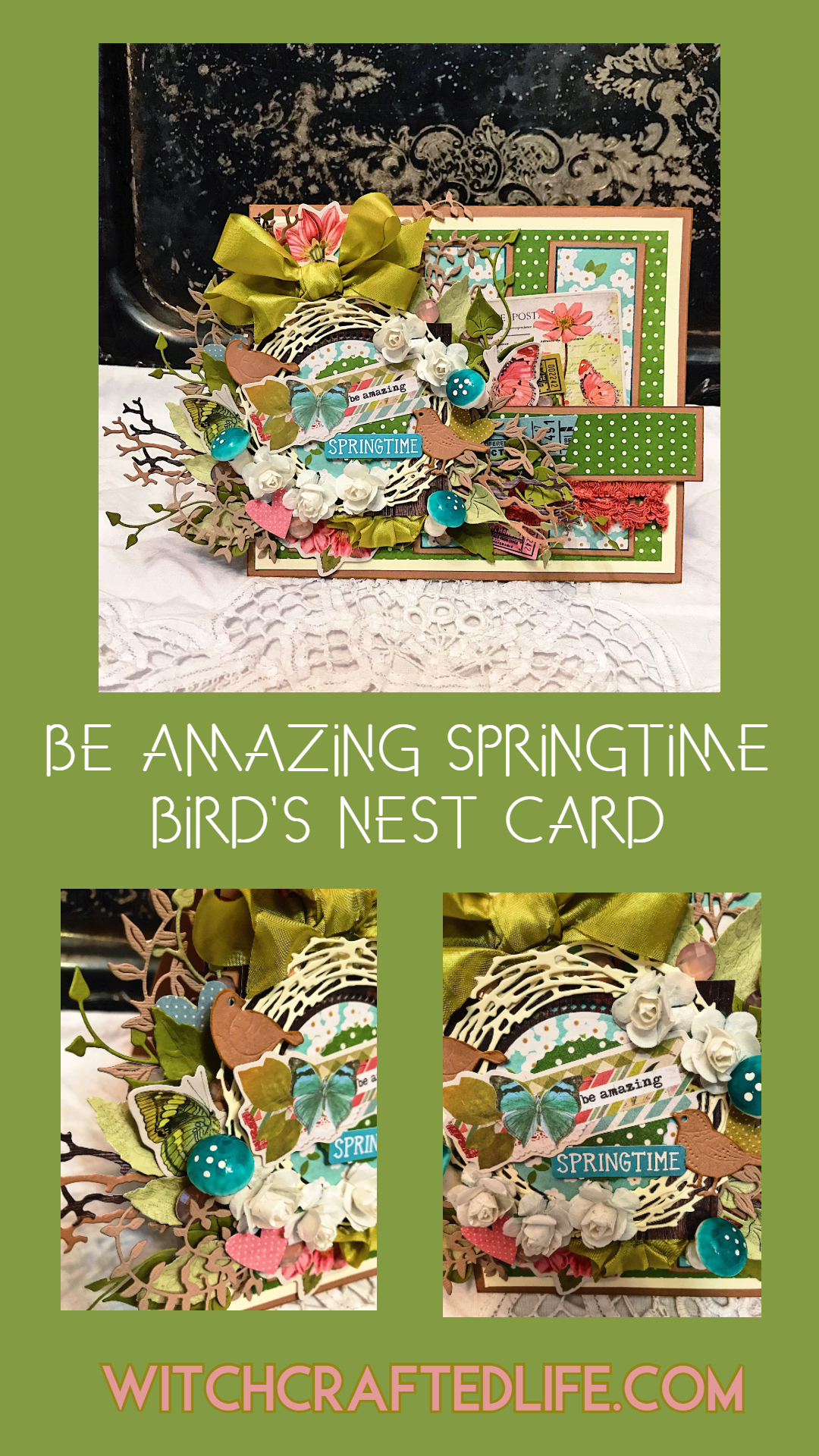 Be Amazing Springtime Bird’s Nest Card | Witchcrafted Life