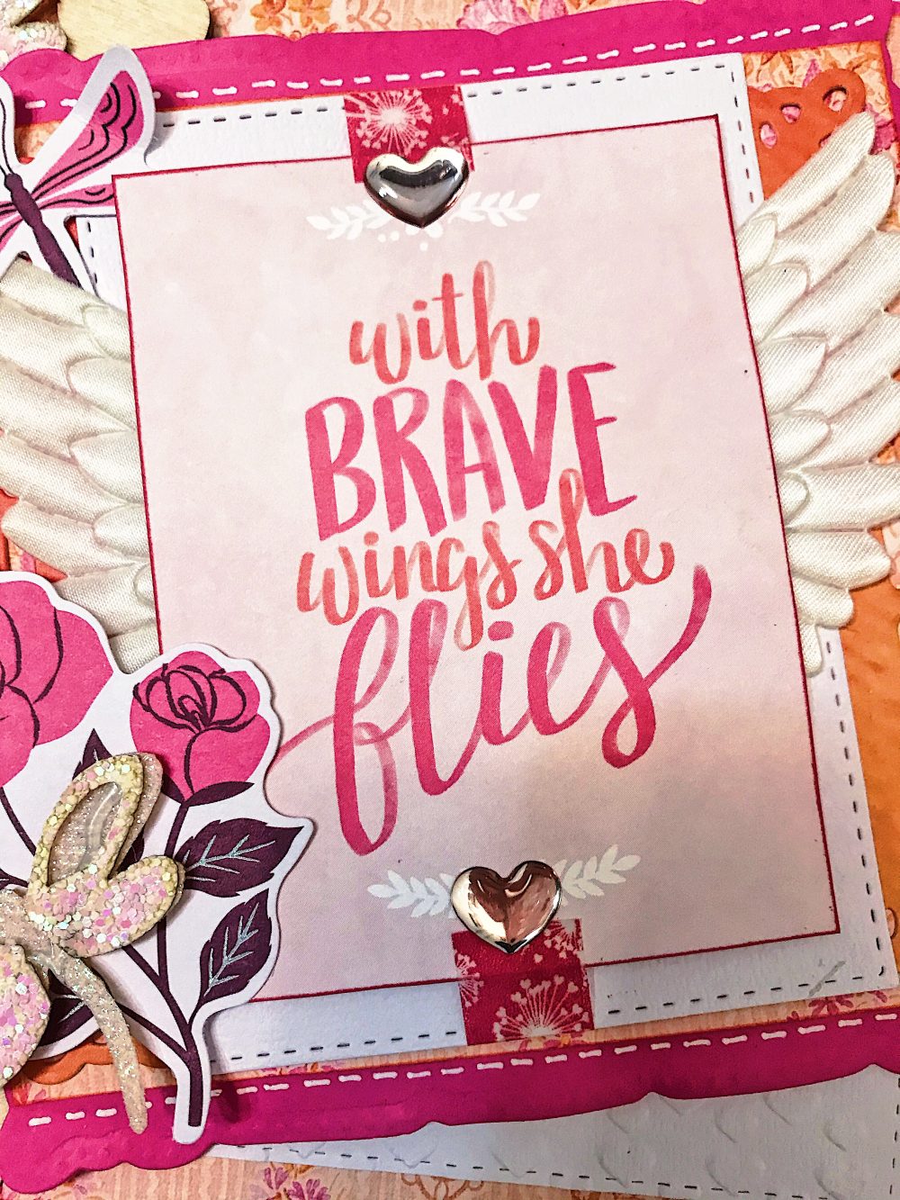 With Brave Wings She Flies Card | Witchcrafted Life