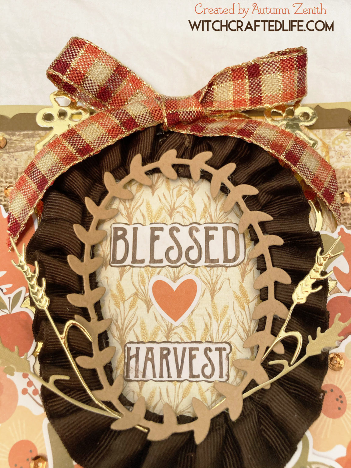 Blessed Harvest Season Card for Lammas, Mabon, Samhain, Thanksgiving ...