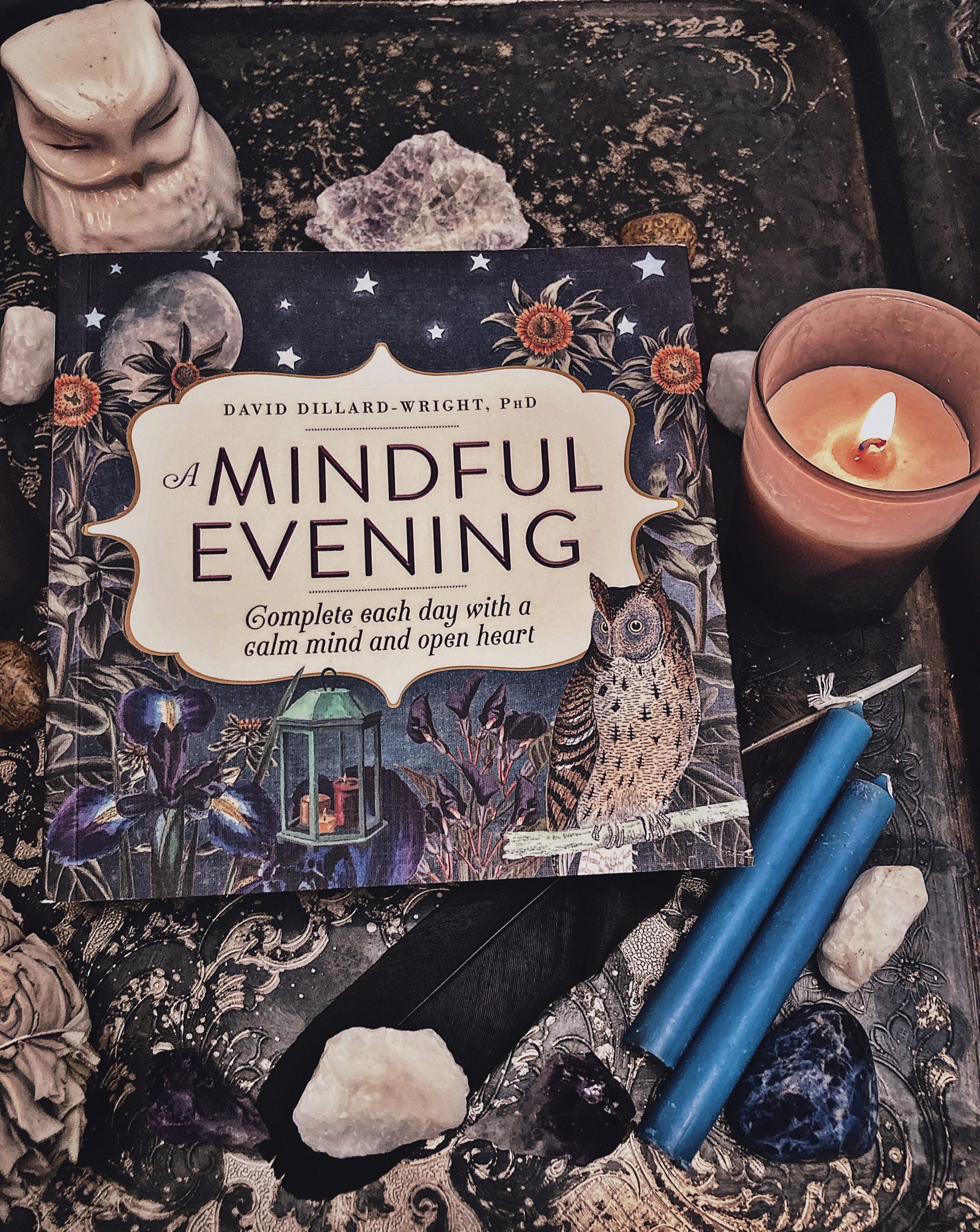 Book Review: A Mindful Evening by David Dillard-Wright | Witchcrafted Life